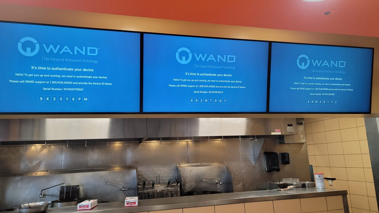 WAND Digital Video Signage, Menus, and Drive-thru Displays